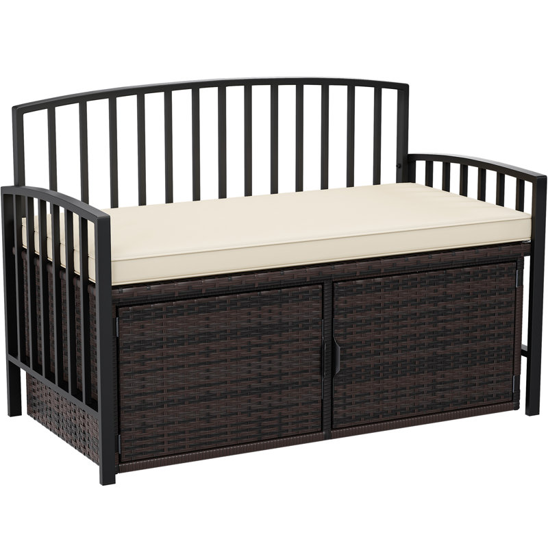 70 Gallon Outdoor Storage Bench with Cushion